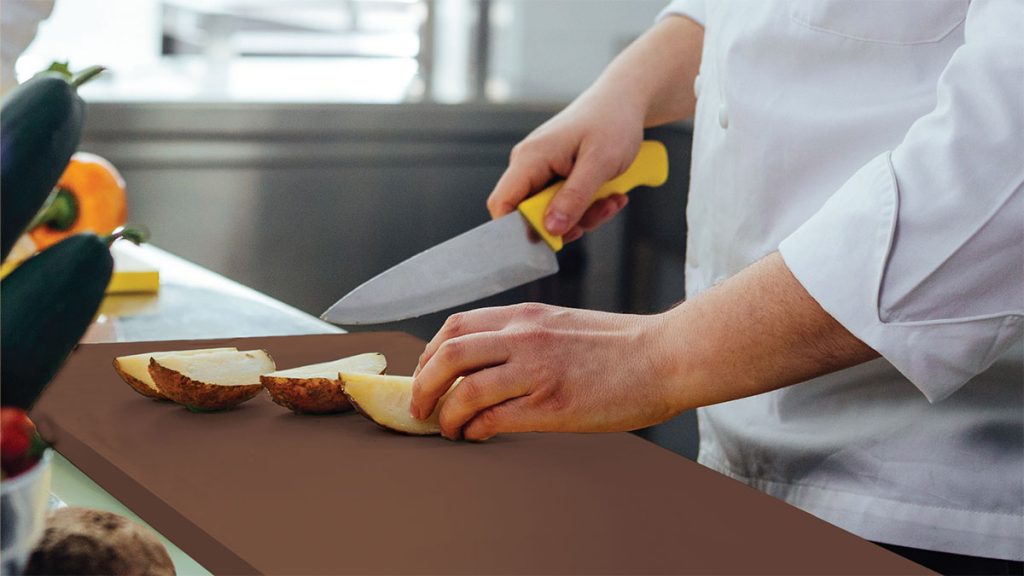 Commercial food preparation Plastic Chopping Boards cut-to-fit your ...